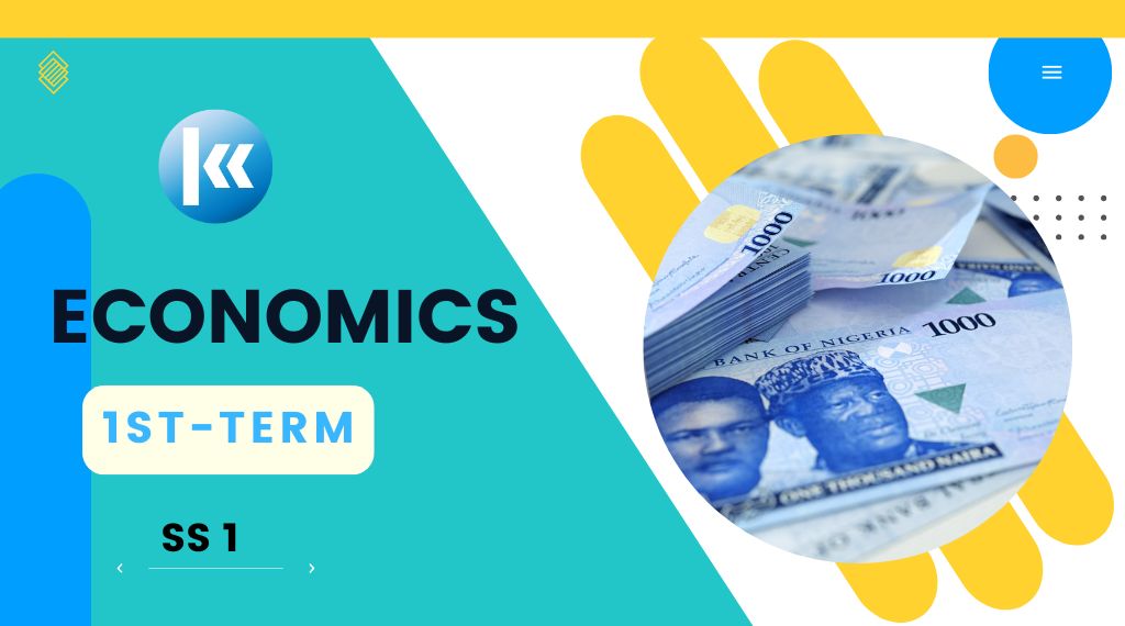 SS1: ECONOMICS - 1ST TERM | Kofa Study