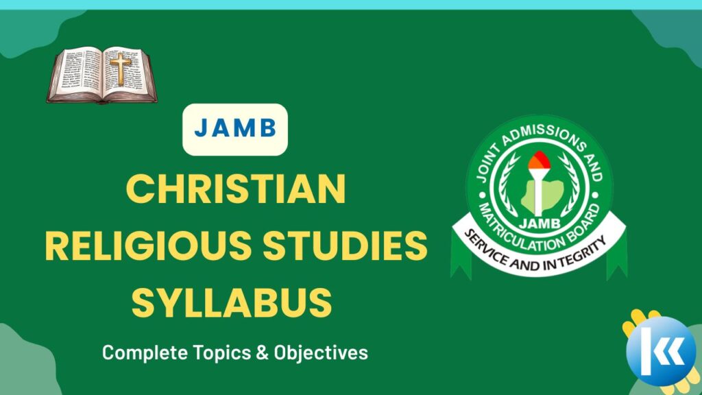 2026 JAMB Christian Religious Studies Syllabus (UTME) – Complete Topics ...